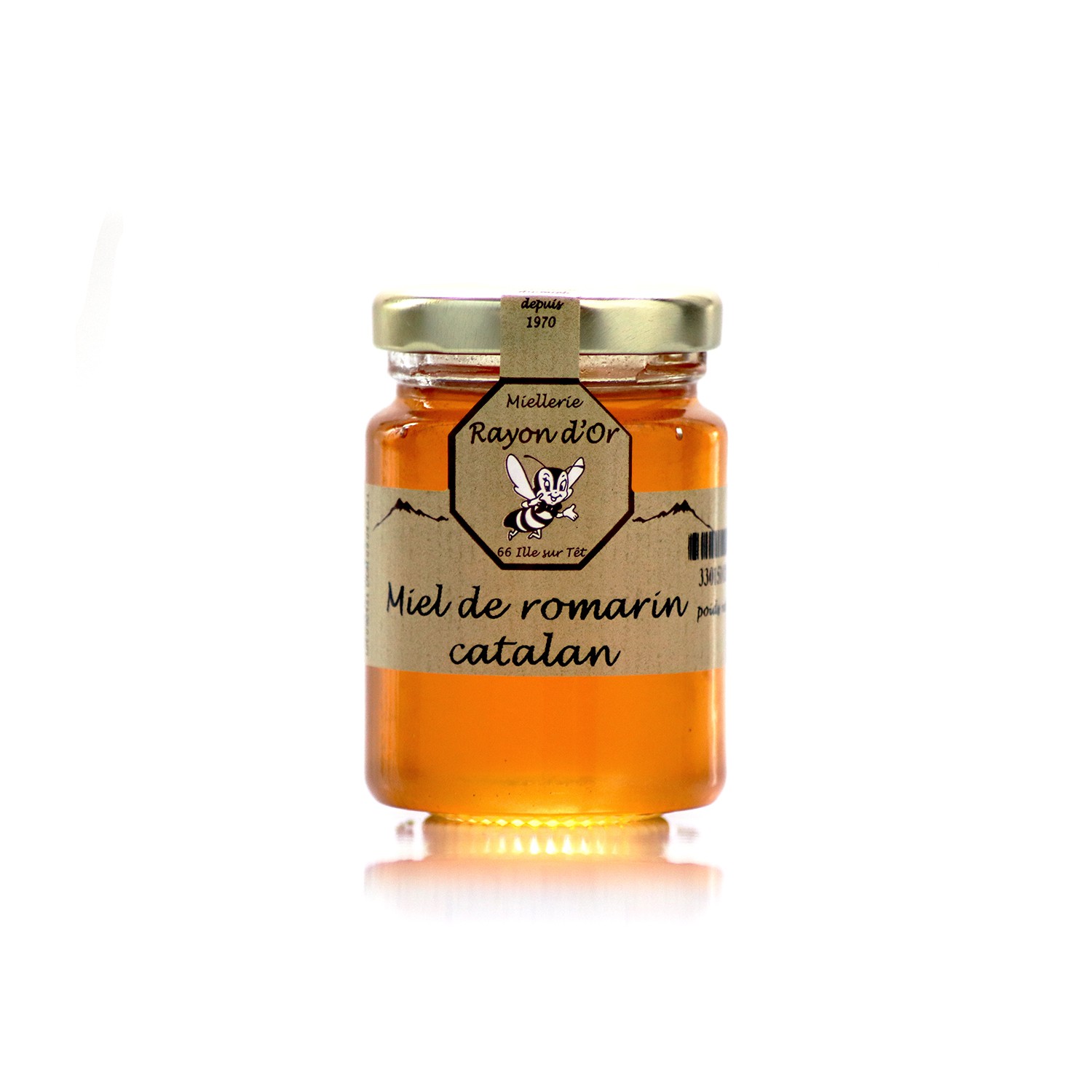 Miel de Romarin du Roussillon 125g • Miel Rayon d'Or